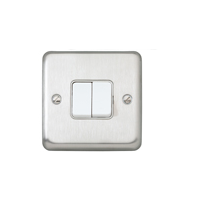 MK K4672 BSS 10A 2G SP 2 Way Switch Matte Chrome | | Electrical ...