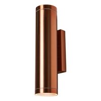 Forum Brean Up & Down Wall Light IP44 Copper ZN-42019-COP - Electrical ...
